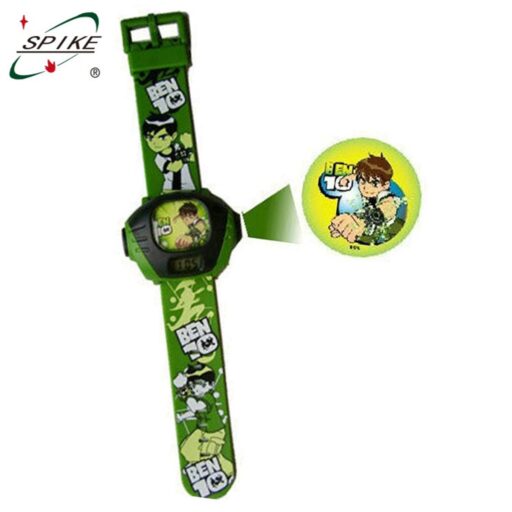 Pack Of 1 Cartoon Ben 10 Series Plastic Kid's Digital Projector Watch ...