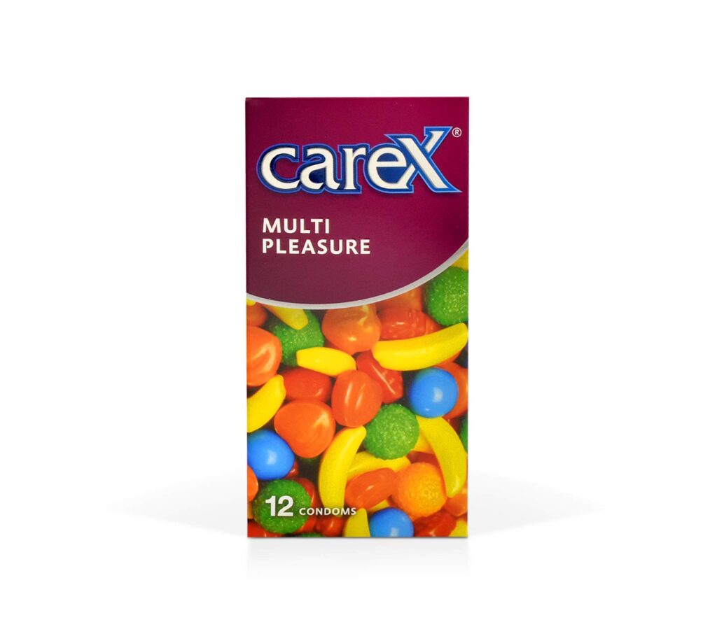 Carex Multi Pleasure Condoms - Pack Of 12 - One Click Shopping