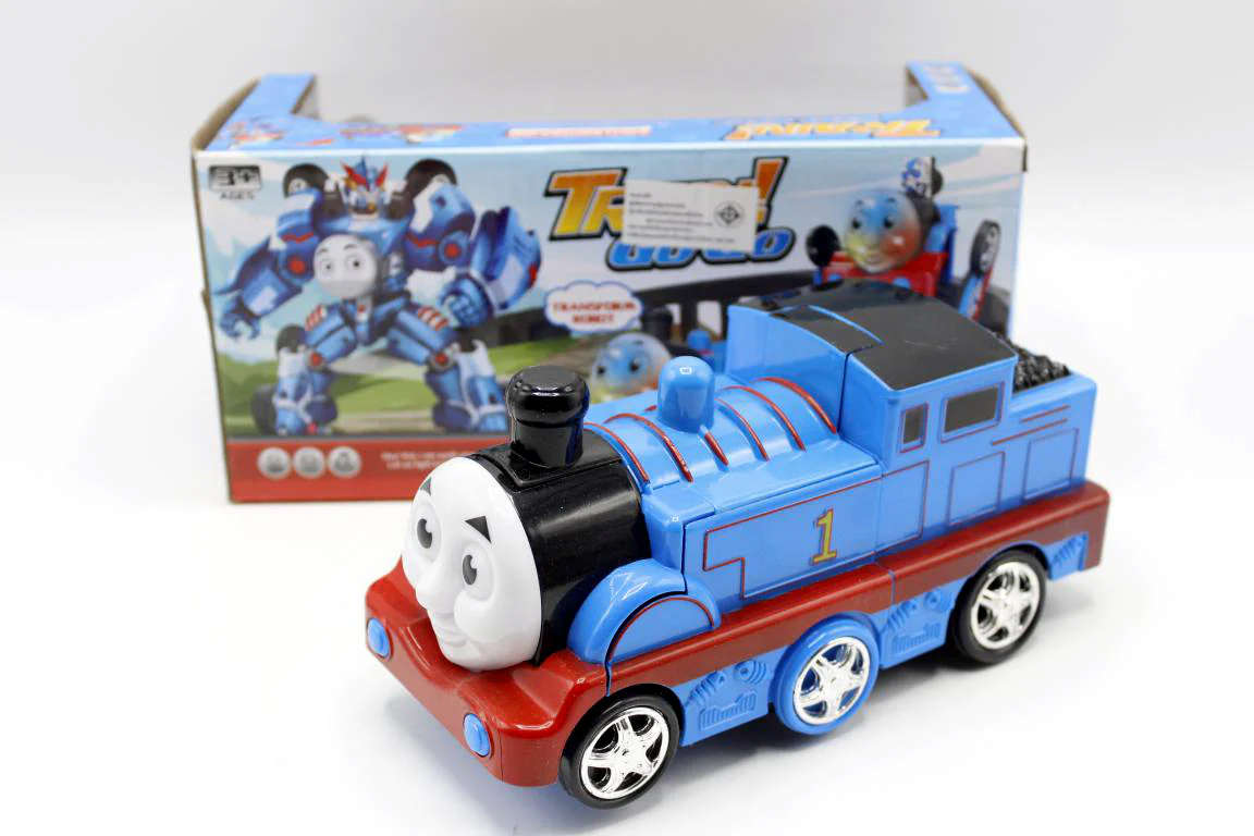 2 In 1 Deformation Thomas Train GoGo Transform CarRobot with Light ...