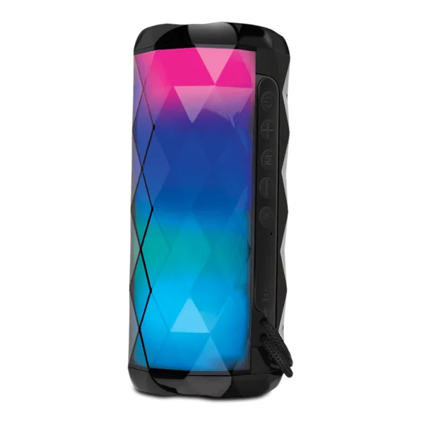 Audionic Solo x9 portable Bluetooth speaker Dual Base speaker RGB Light ...