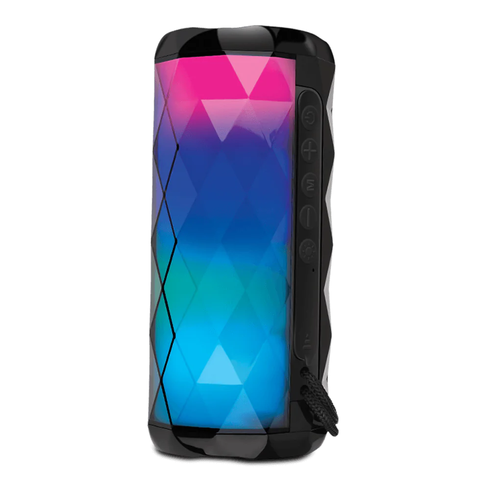 Audionic Solo x9 portable Bluetooth speaker Dual Base speaker RGB Light ...