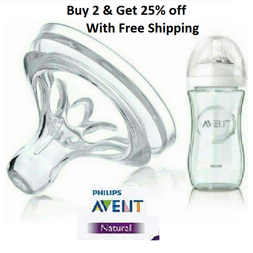 Avent Natural Nipples - Natural Ii Teat 6M+ Thick Feed Pk2 - Scf65623 ...