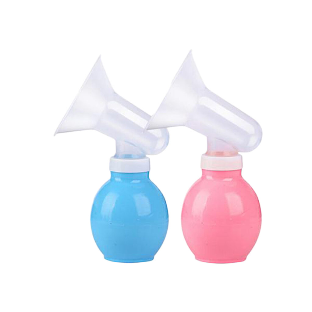 Silicone Manual Breast Feeding Pump Baby Feeding Tool Breast Milk Pump ...
