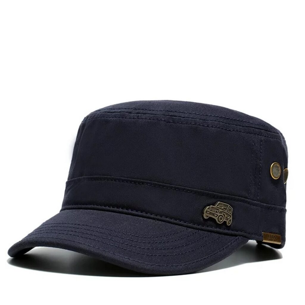Army Style Jeep Cap for Fashion and Sun Protection - One Click Shopping