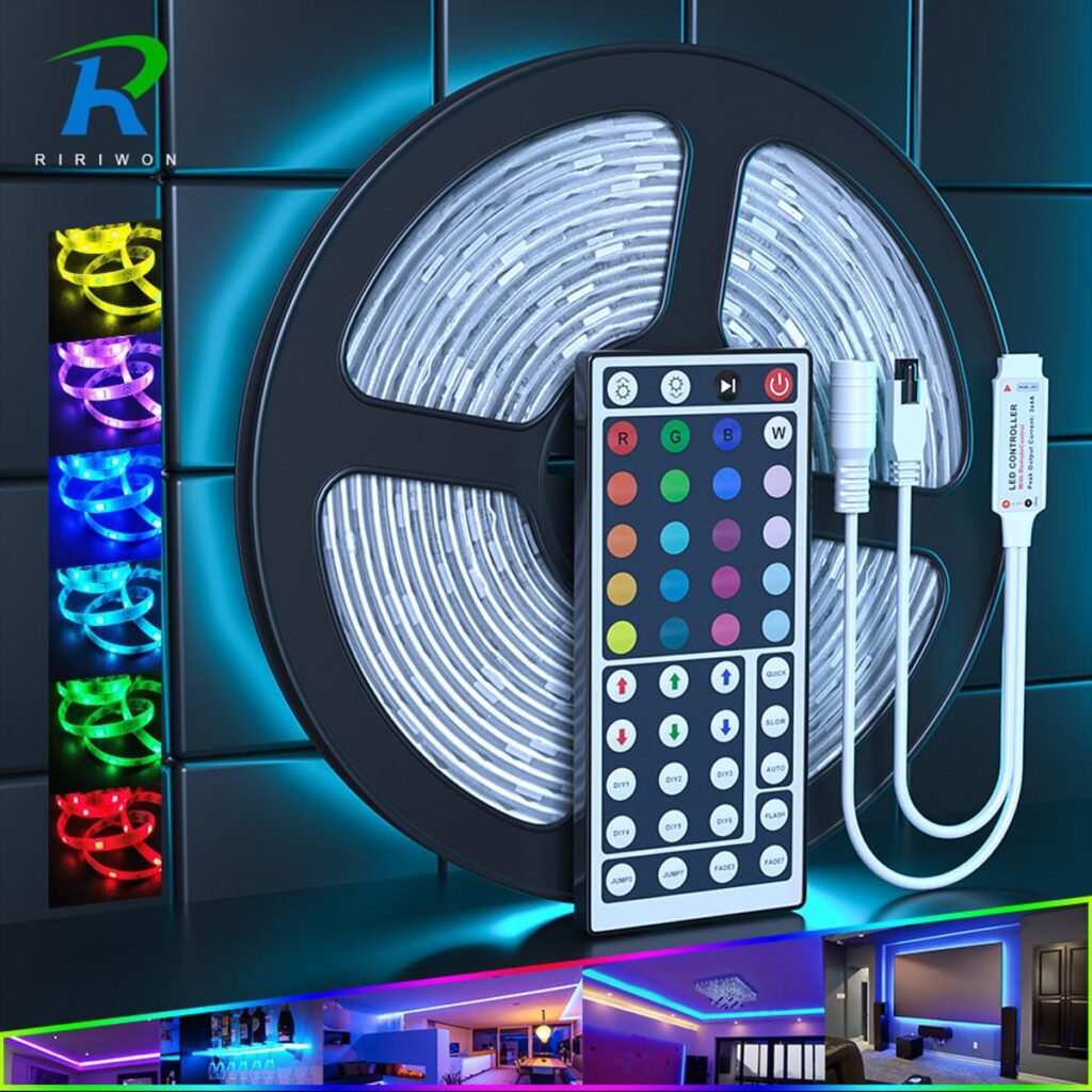 Rgb Led Strip Light, Remote Control led strip, Color Changing - One ...