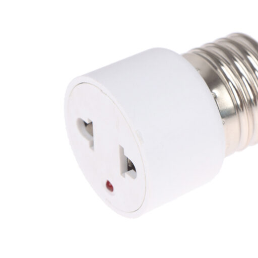 E26 E27 Screw B22 Bayonet Lamp Holder to US EU AC Power Plug Adapter ...
