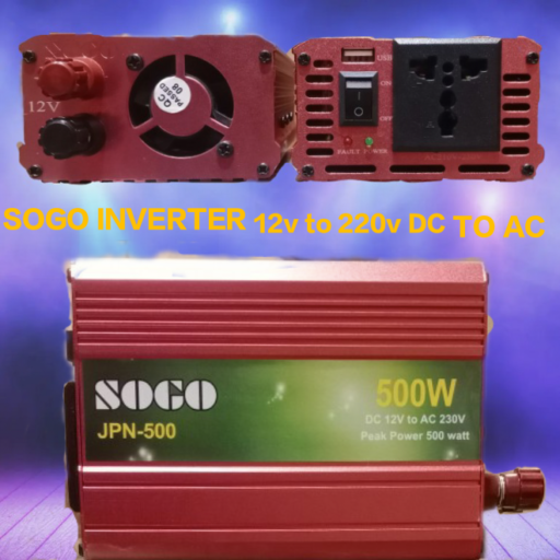SOGO 500w Inverter converter , convert dc 12v current to ac current ...