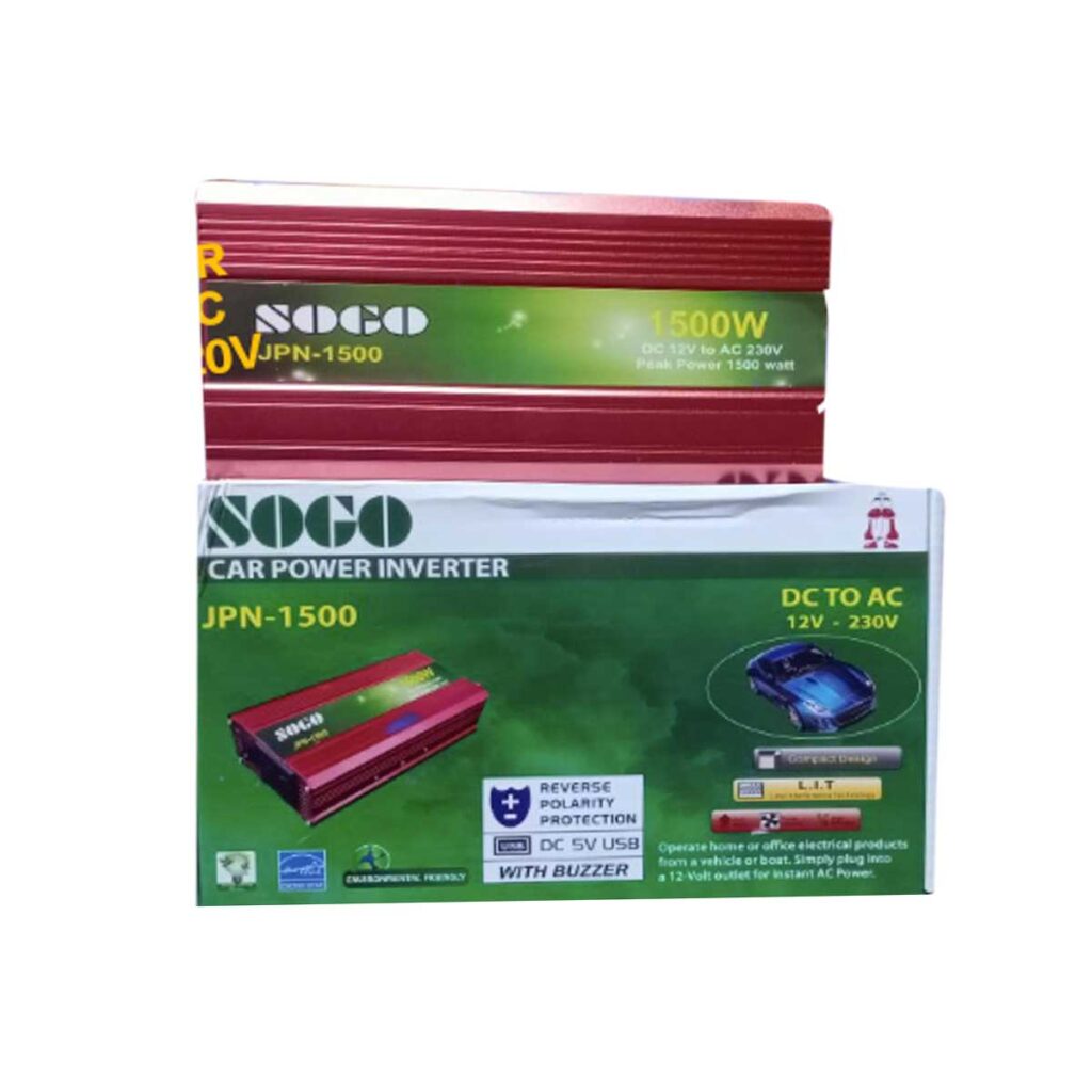 SOGO 1500w Inverter converter , convert dc 12v current to ac current ...