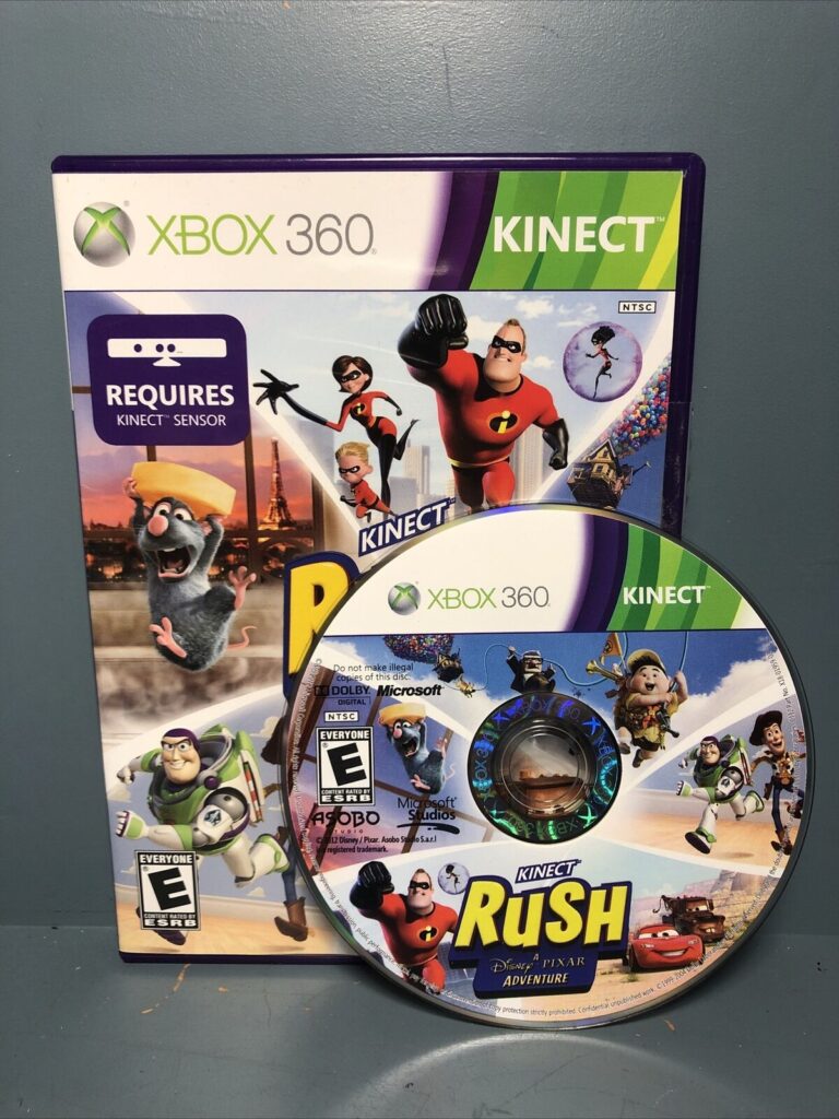 Kinect Rush A Disney Pixar Adventure VIDEO GAME Xbox 360