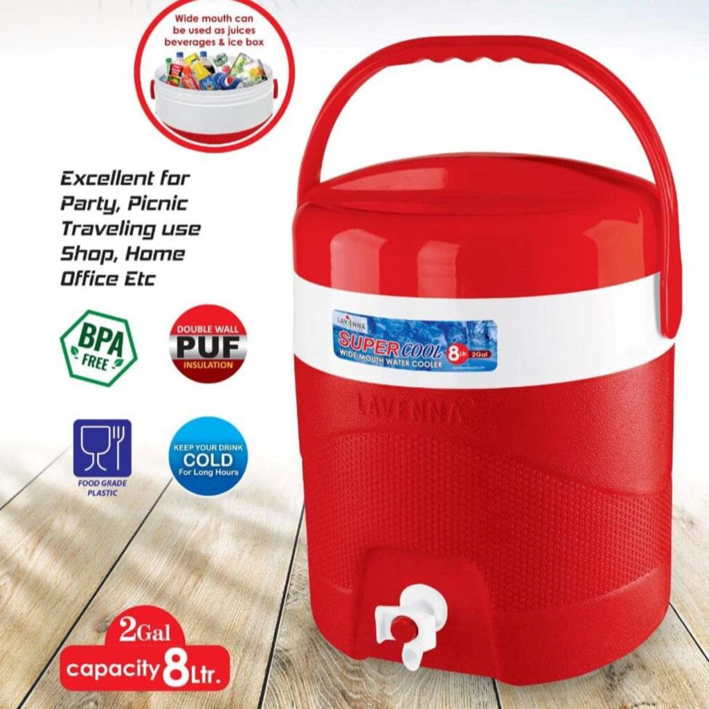 8 Litres Super Cool Travelling Cooler - One Click Shopping