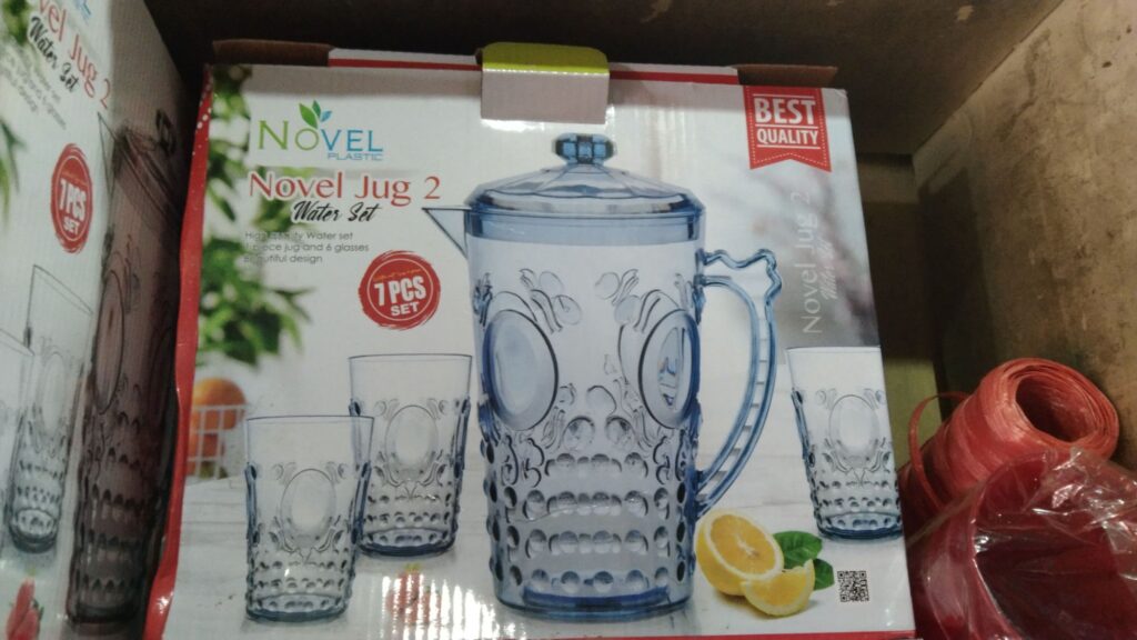Water Set Water Jug & Glass – 5Pcs - One Click Shopping