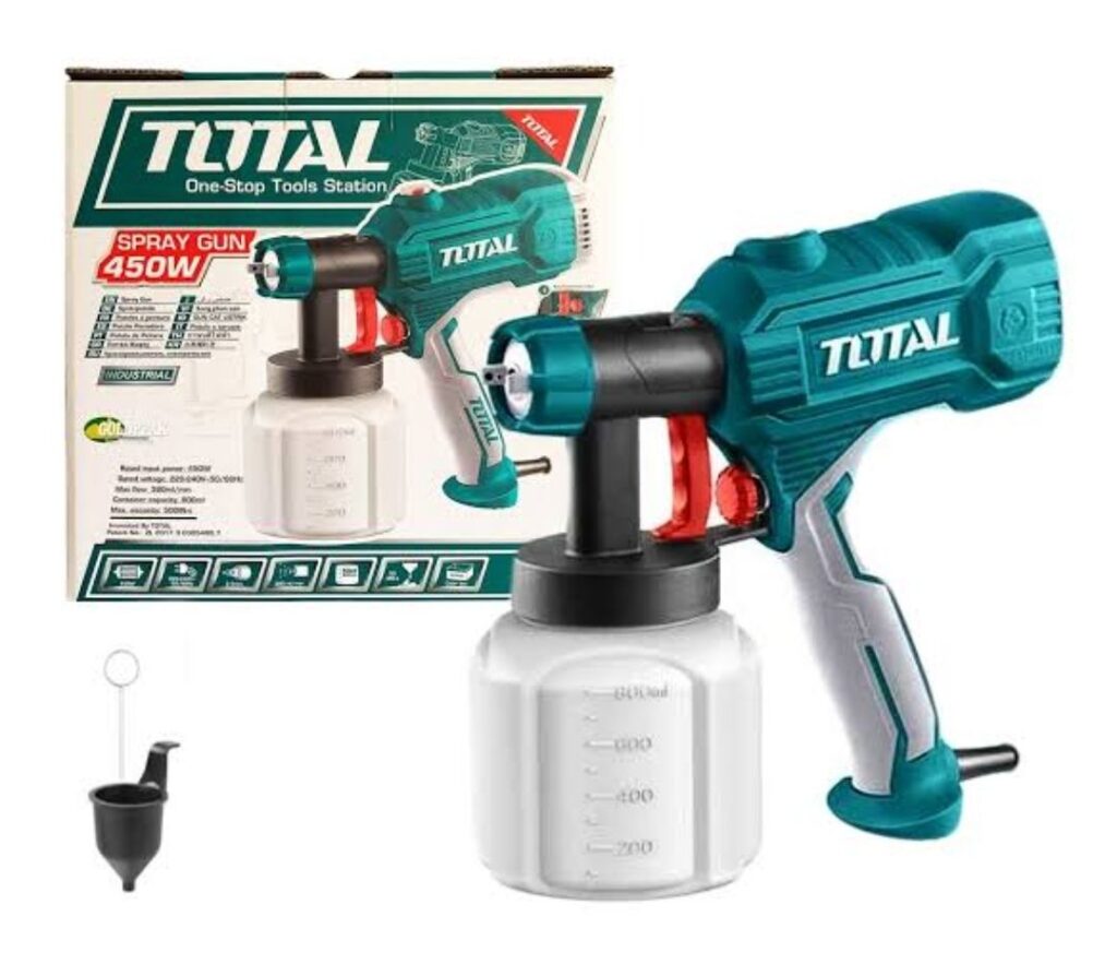 Paint Spray Machine 450W TOTAL Heavy Duty paint and