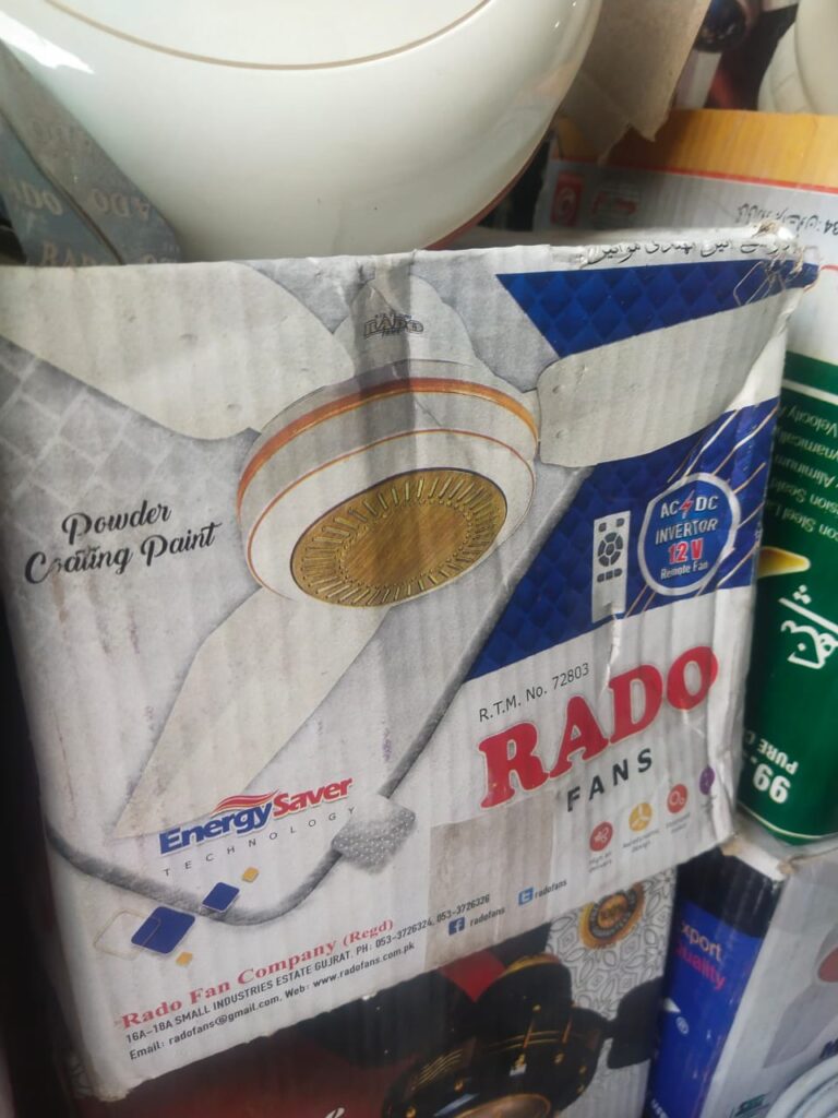Rado siling fan - One Click Shopping