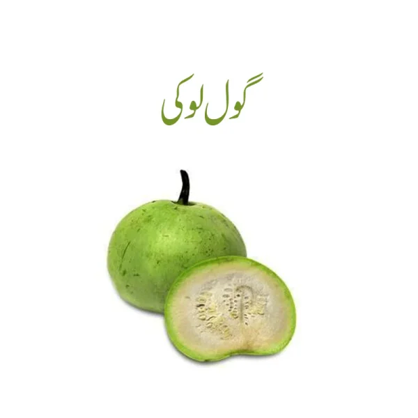 Gol Lauki (Round Gourd) 1 Kg - One Click Shopping